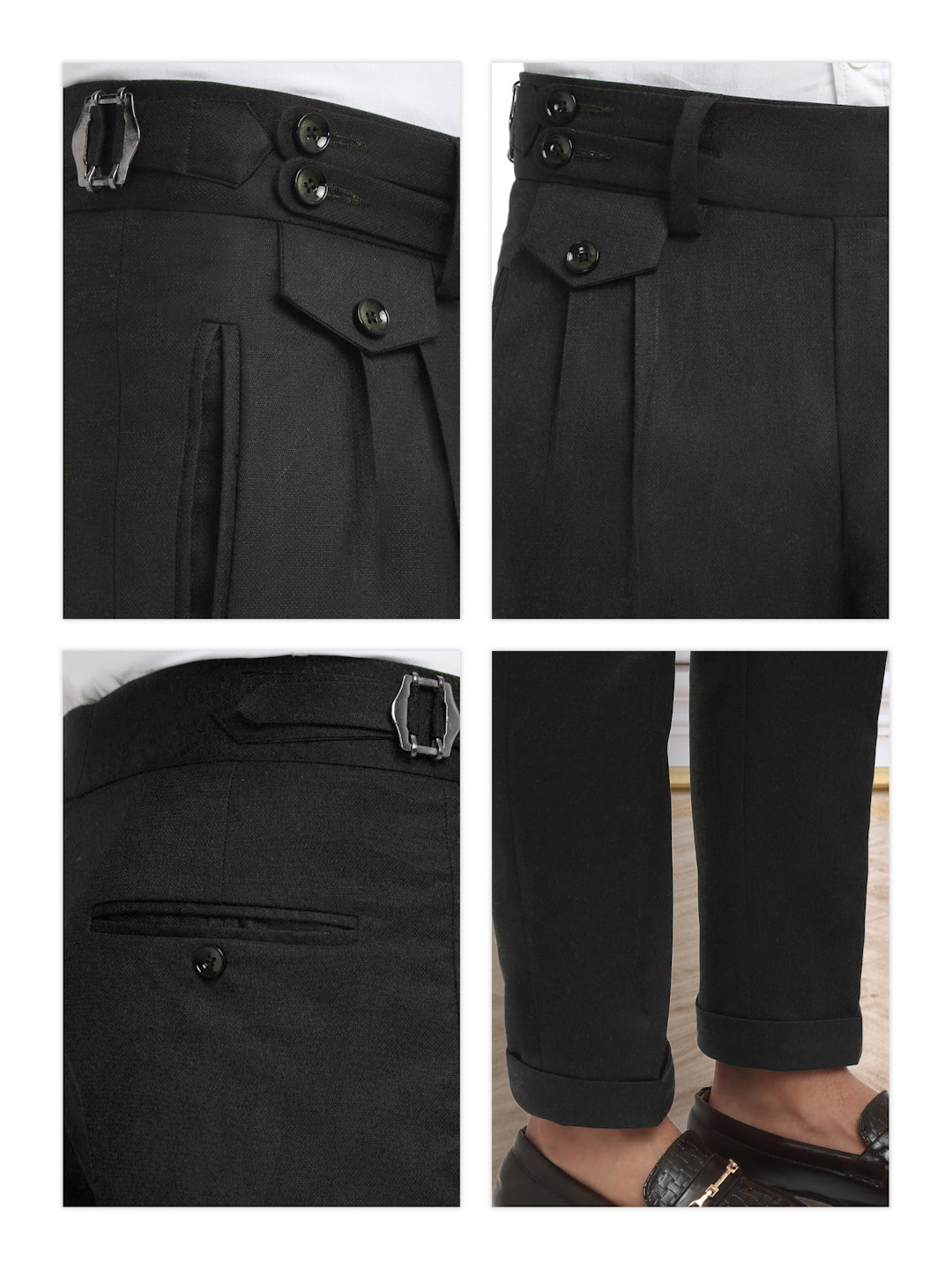 Italian Style Formal Gurkha Pant-Black – KLOTTHE®